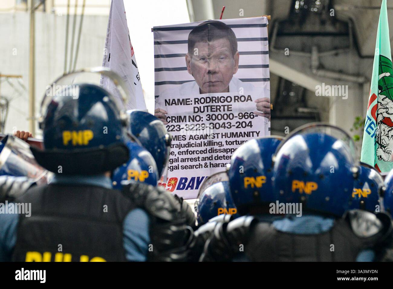 Manila, Ncr, Philippines. 17th Mar, 2025. A picture of fomer President ...