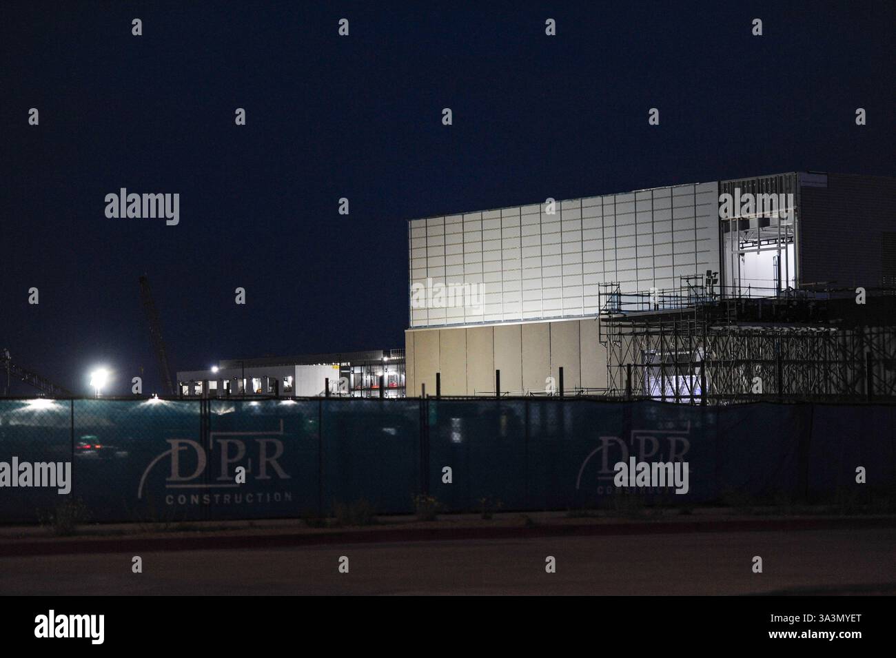 Mesa, Arizona, USA. 16th Mar, 2025. The construction site of Meta ...