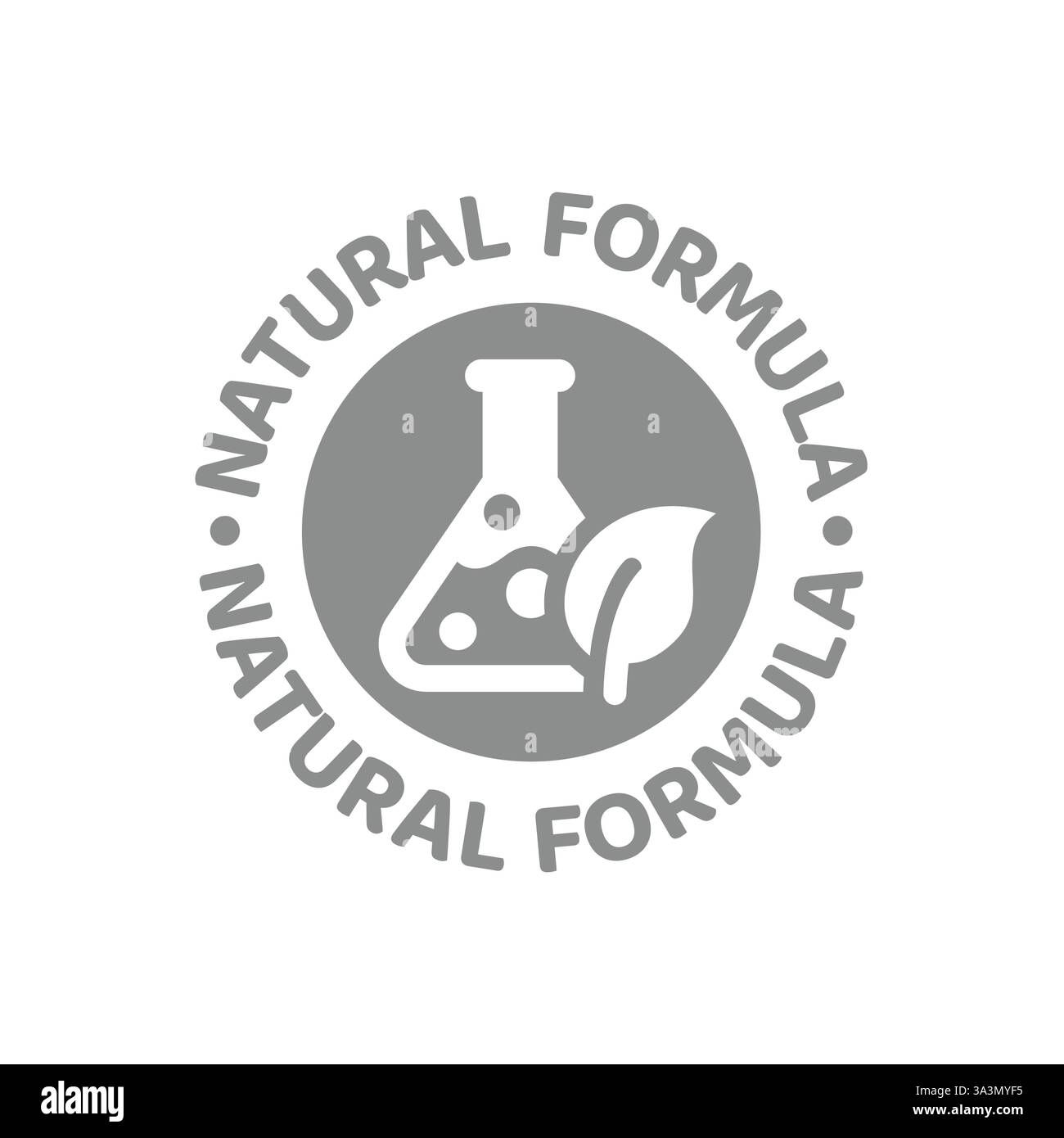 Natural Formula Vector Label Sticker Or Stamp For Cosmetics And Skin Care Stock Vector Image