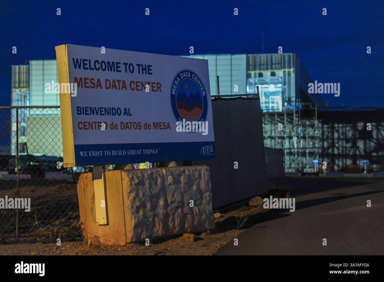 March 16, 2025, Mesa, Arizona, USA: A sign welcomes visitors to the ...