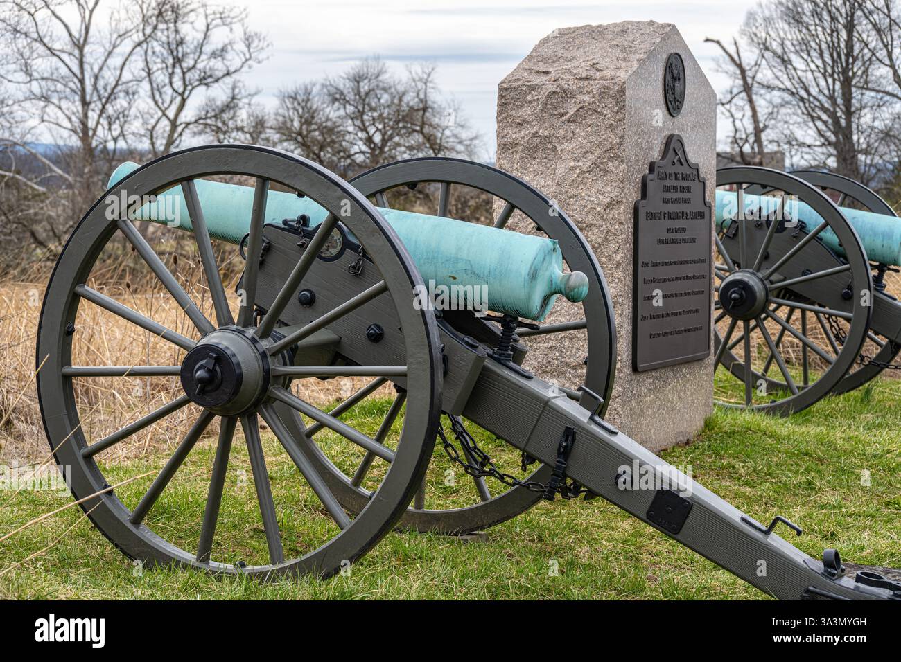 Gettysburg military park cannon hi-res stock photography and images - Alamy
