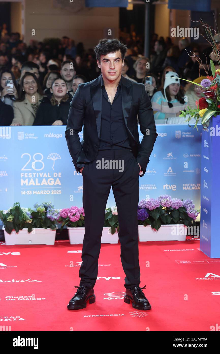 Malaga, Spain. 16th March, 2025. March 16, 2025 (Malaga)the actor Oscar ...