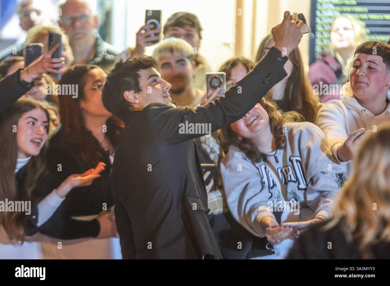 Malaga, Spain. 16th March, 2025. March 16, 2025 (Malaga)the actor Oscar ...