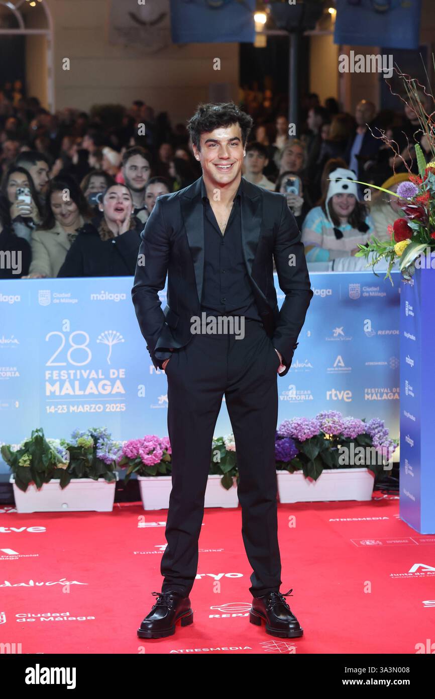 Malaga, Spain. 16th March, 2025. March 16, 2025 (Malaga)the actor Oscar ...