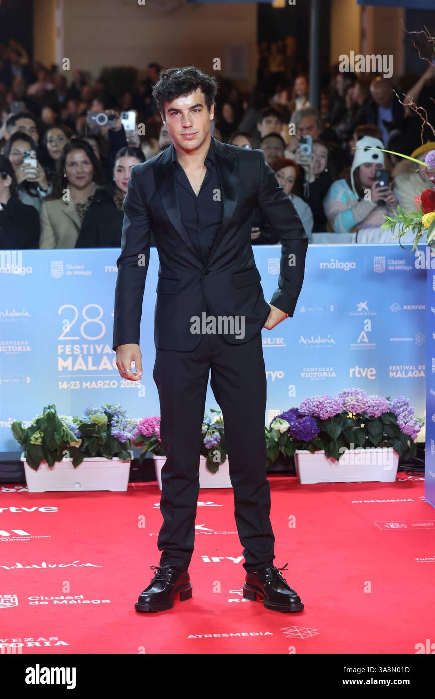 Malaga, Spain. 16th March, 2025. March 16, 2025 (Malaga)the actor Oscar ...