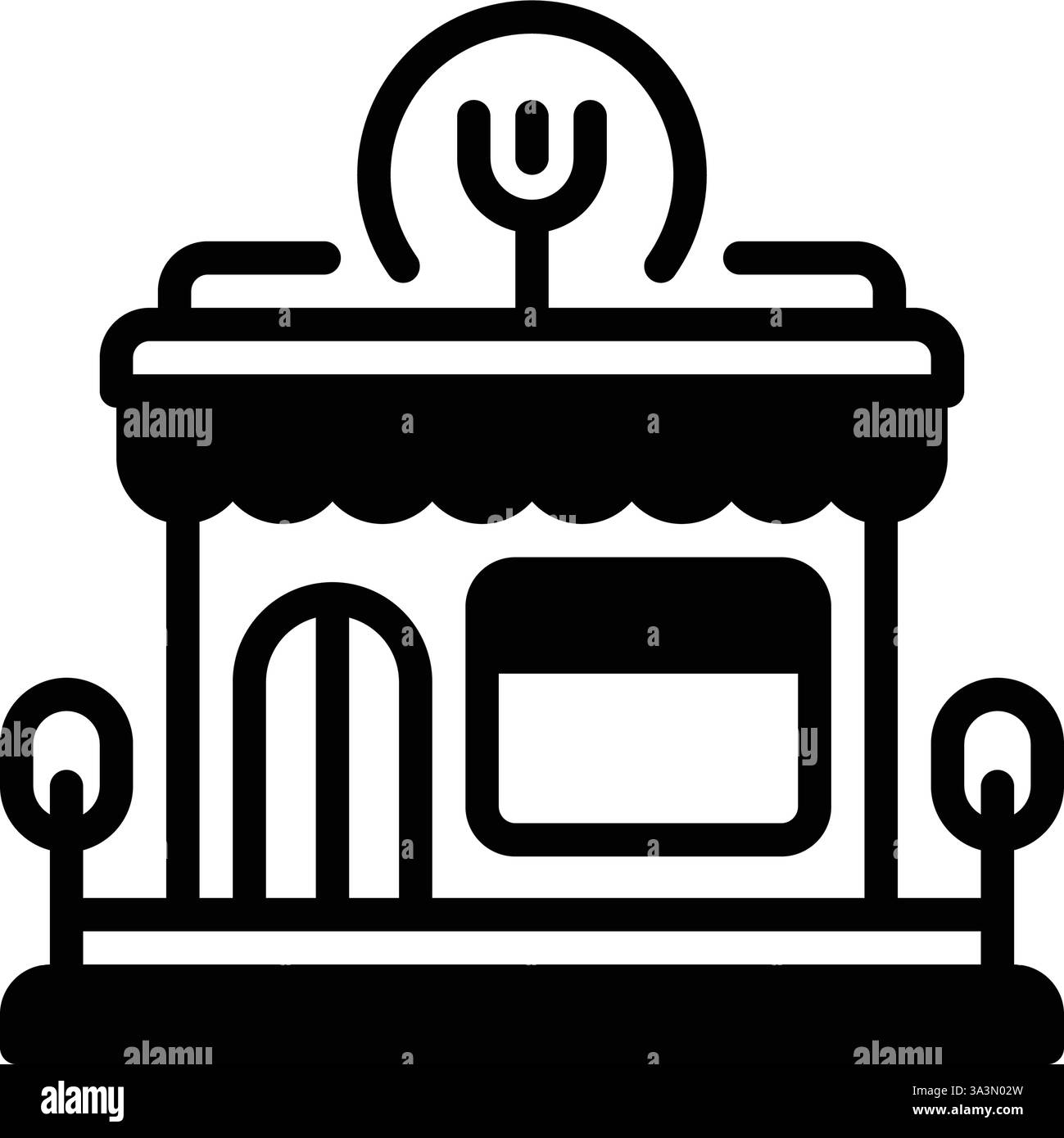 Icon for restaurant, cafeteria Stock Vector Image & Art - Alamy