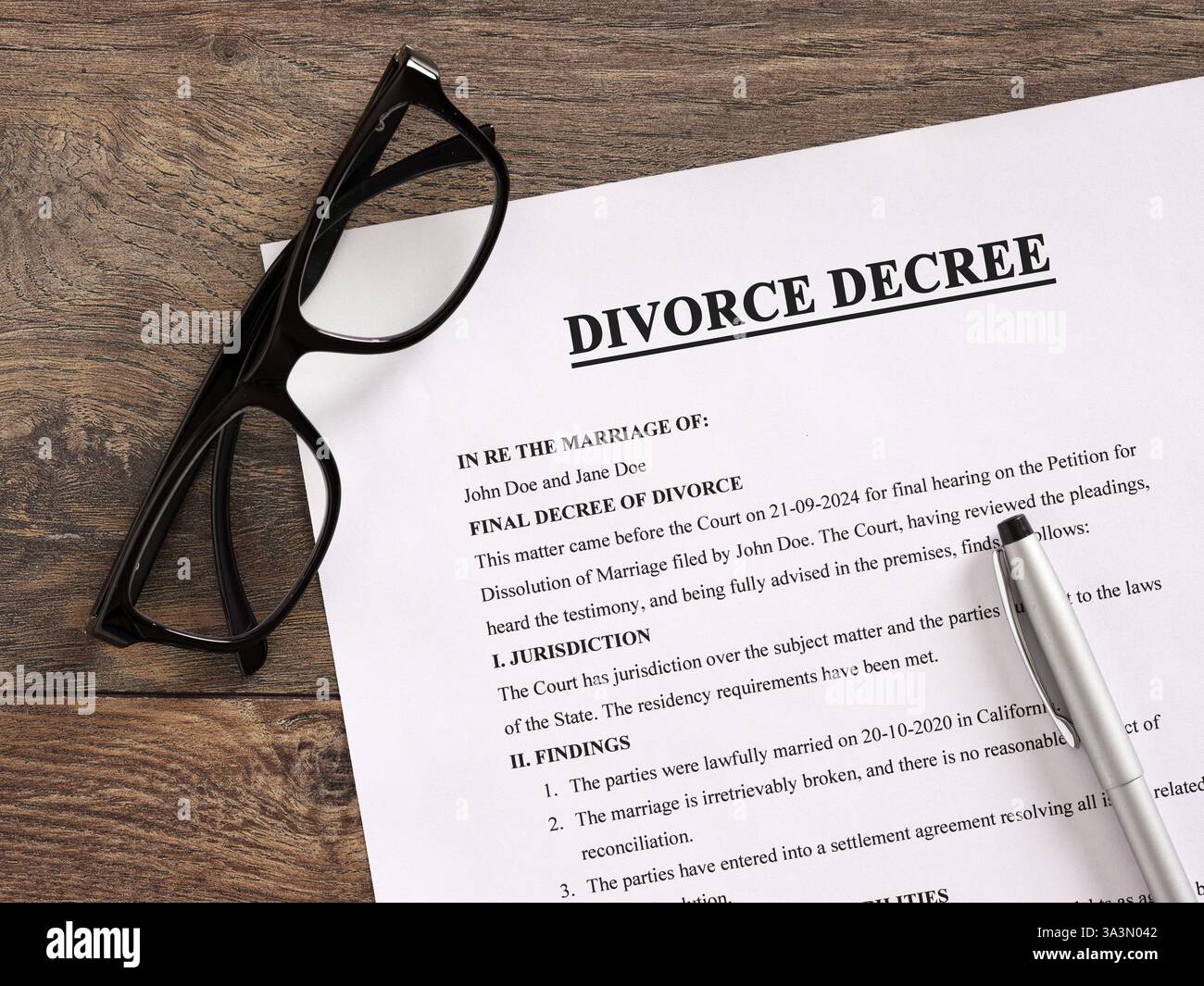 Finalize divorce hi-res stock photography and images - Alamy