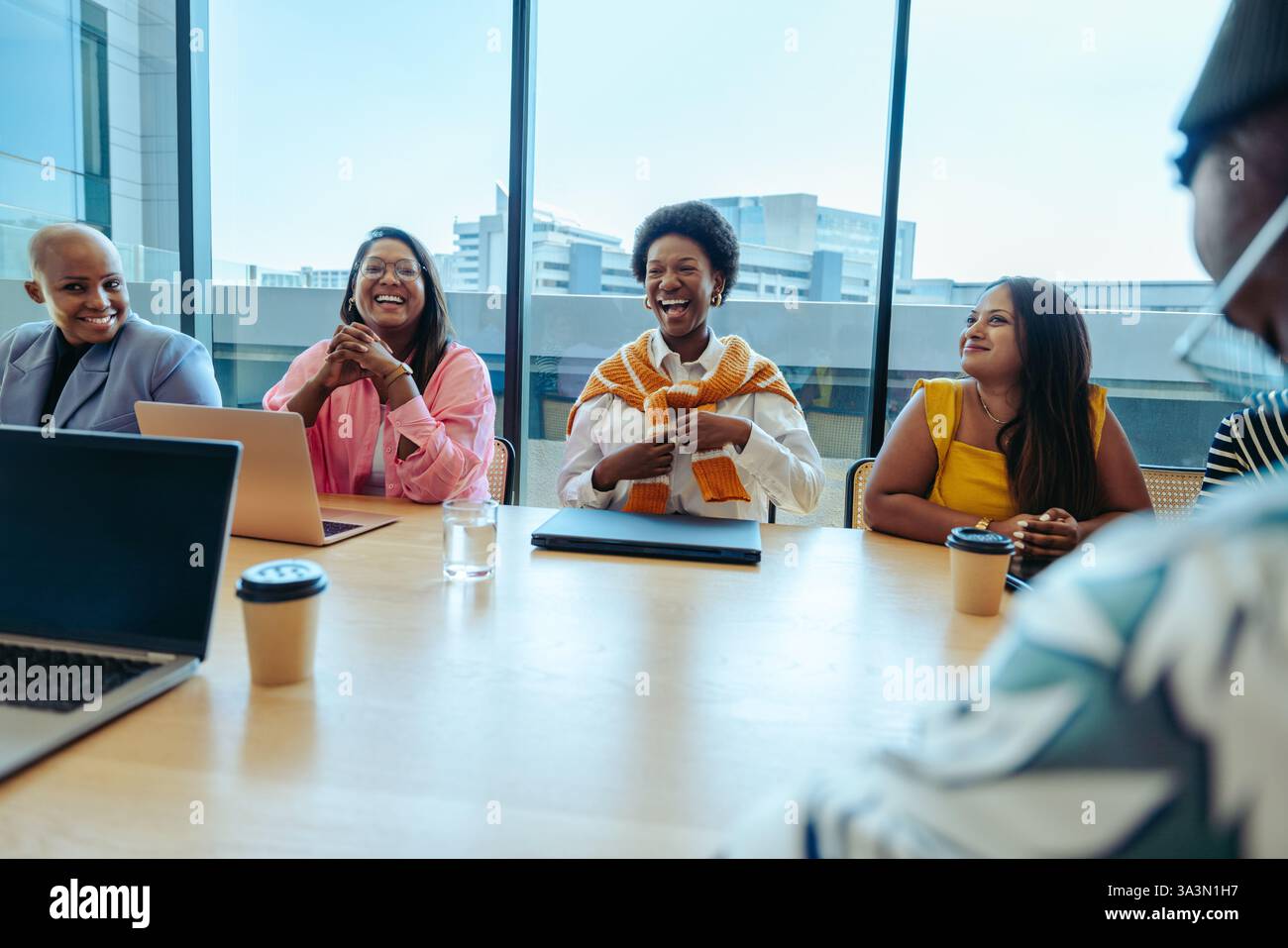 Group multiracial colleagues engages hi-res stock photography and ...