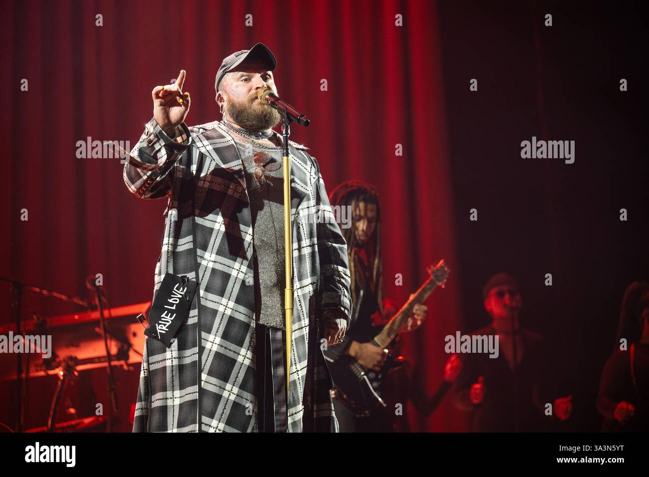 Manchester, UK. 16th March 2025. Teddy Swims, real name Jaten Collin ...