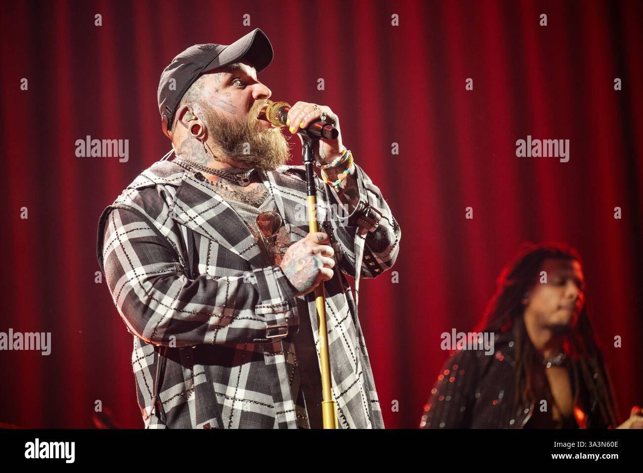 Manchester, UK. 16th March 2025. Teddy Swims, real name Jaten Collin ...