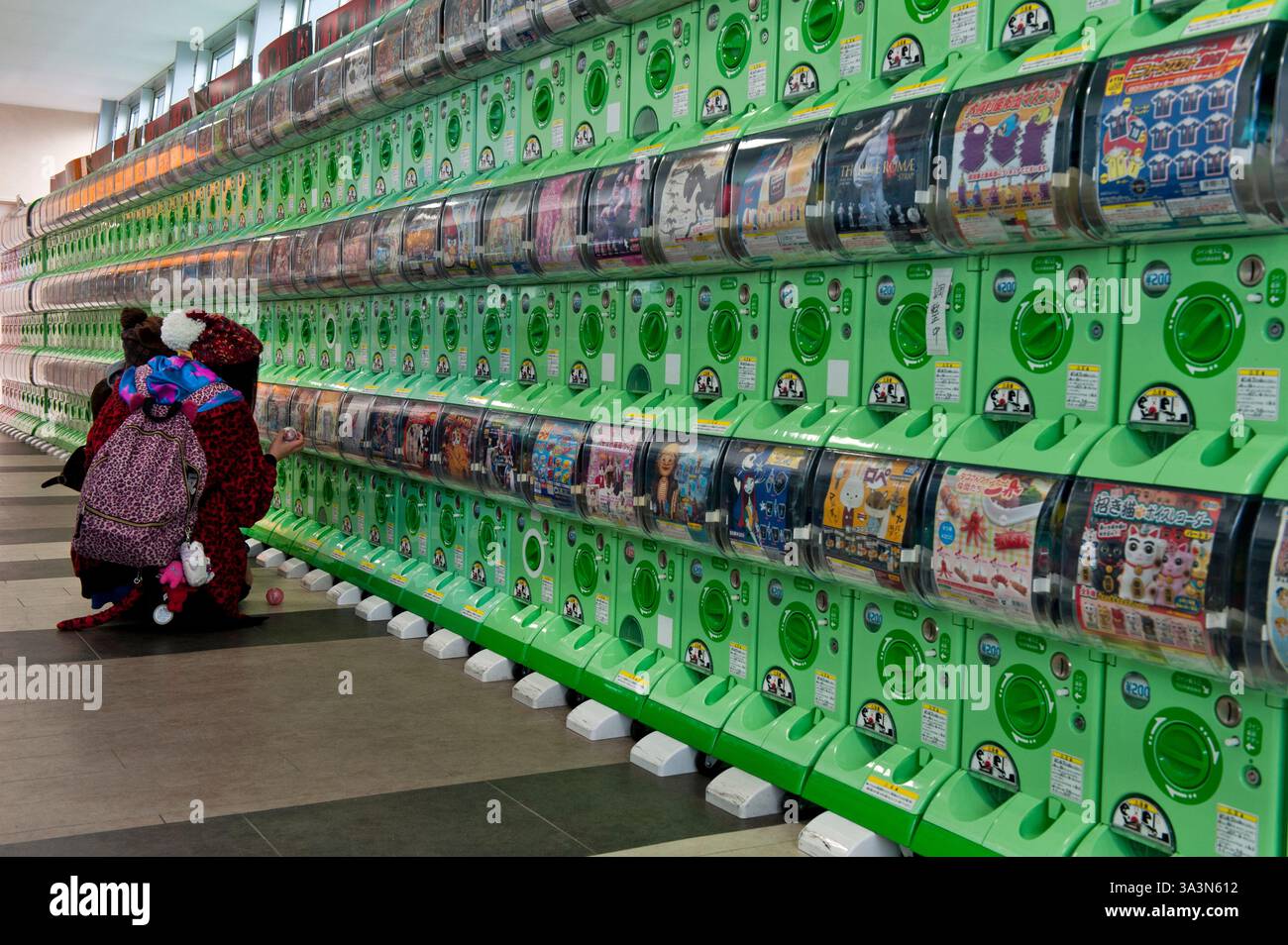 Gachapon, also known as gashapon, are small capsule toys dispensed from vending machines in a ...