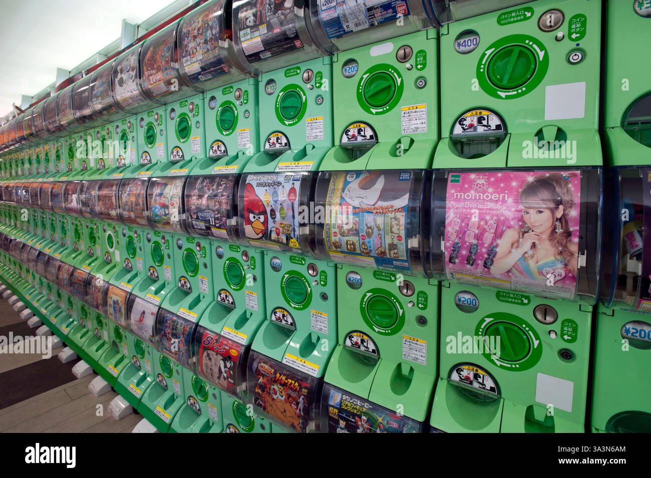 Gachapon, also known as gashapon, are small capsule toys dispensed from ...