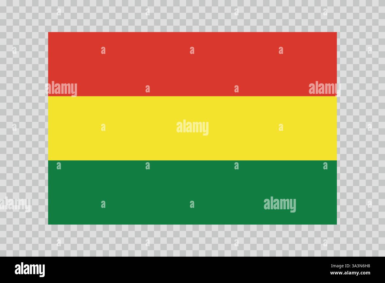 Flag of Bolivia. Bolivian national symbol in official colors. Template icon. Abstract vector ...