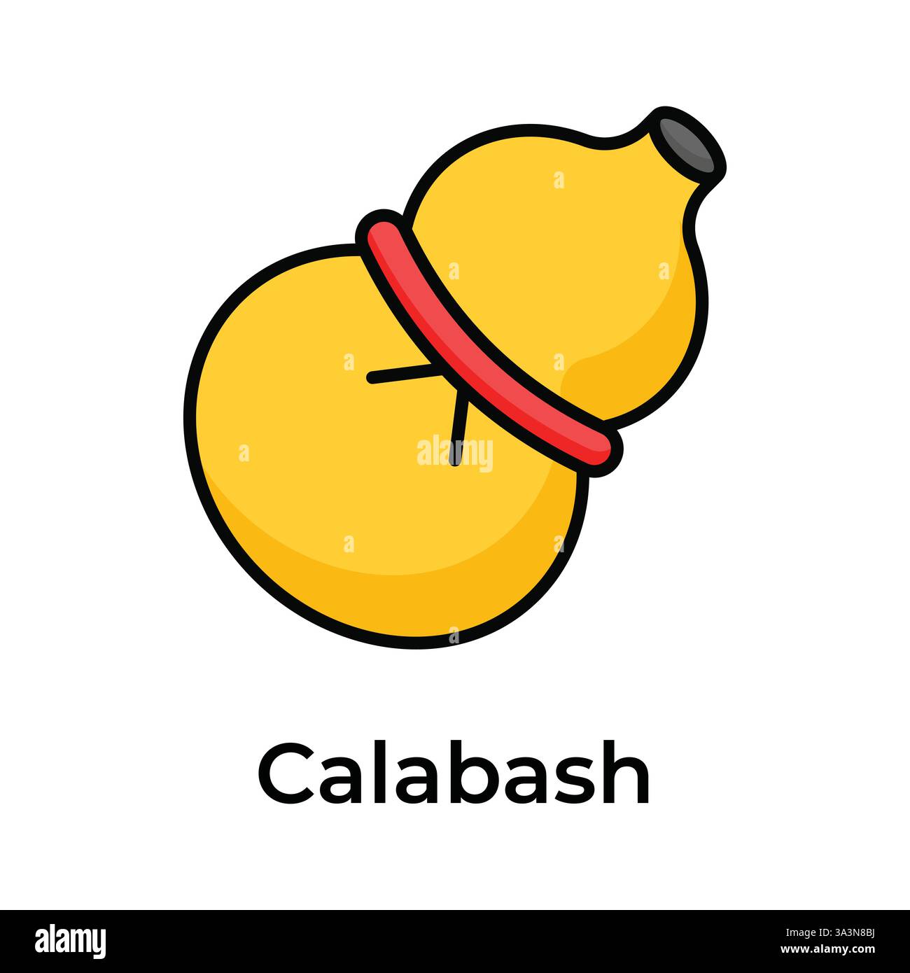 Perfectly designed icon of calabash ready to use in websites and mobile ...