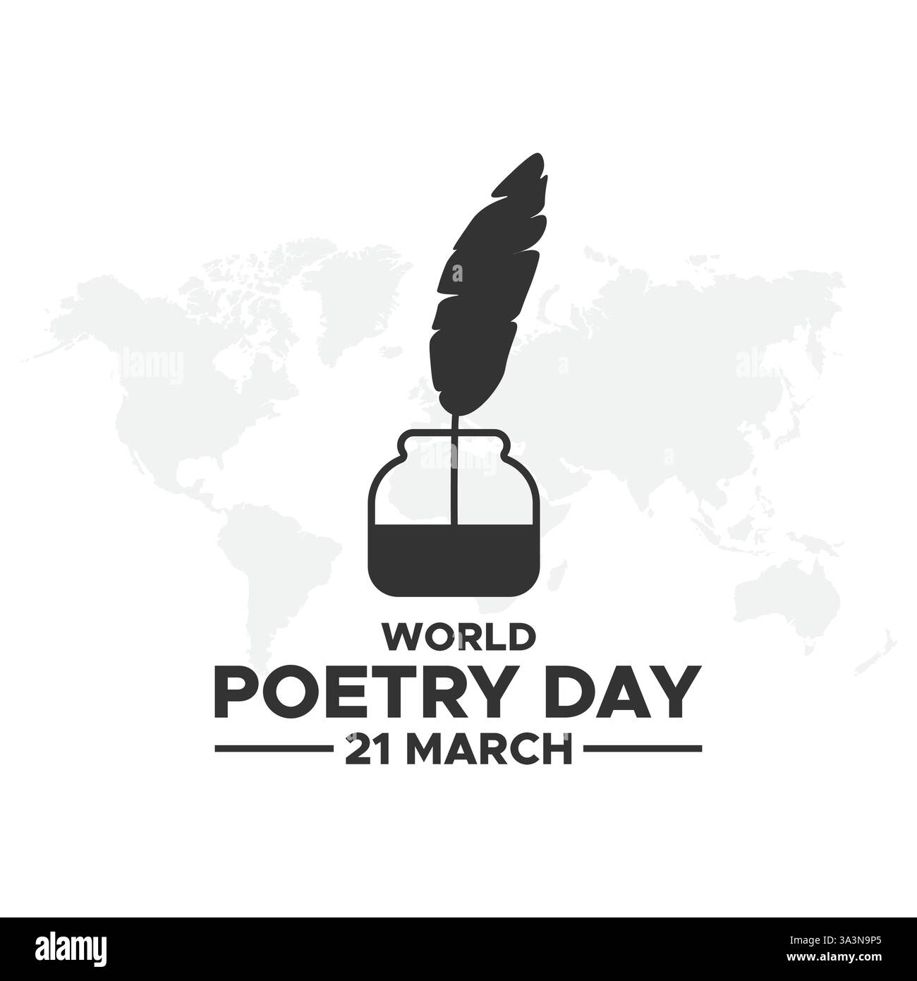 World Poetry Day, held on 21 March.vector graphic of world poetry day ...