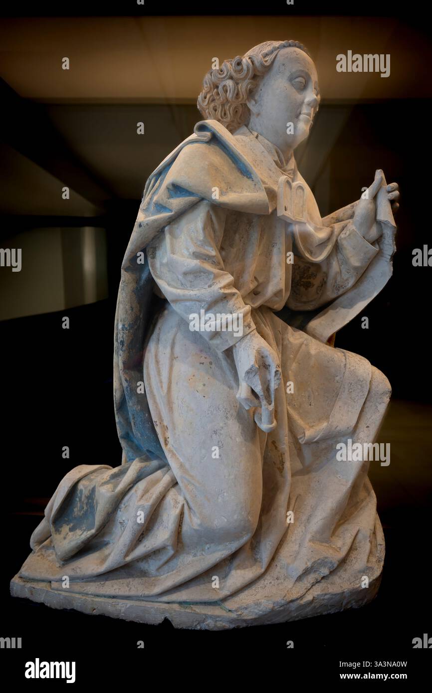 Paris, France - 03 15 2025: Cluny Museum. Vernon stone Statue The ...