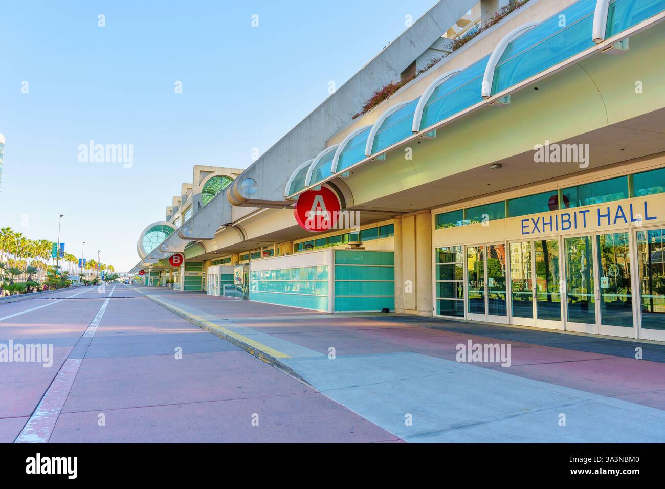 San Diego, California - January 14, 2025: Exterior of the San Diego ...