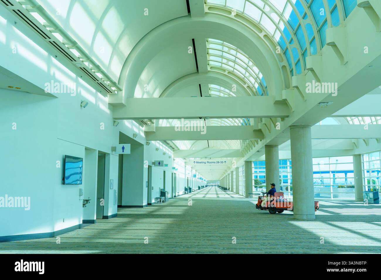 San Diego, California - January 14, 2025: Airy interior of the San ...