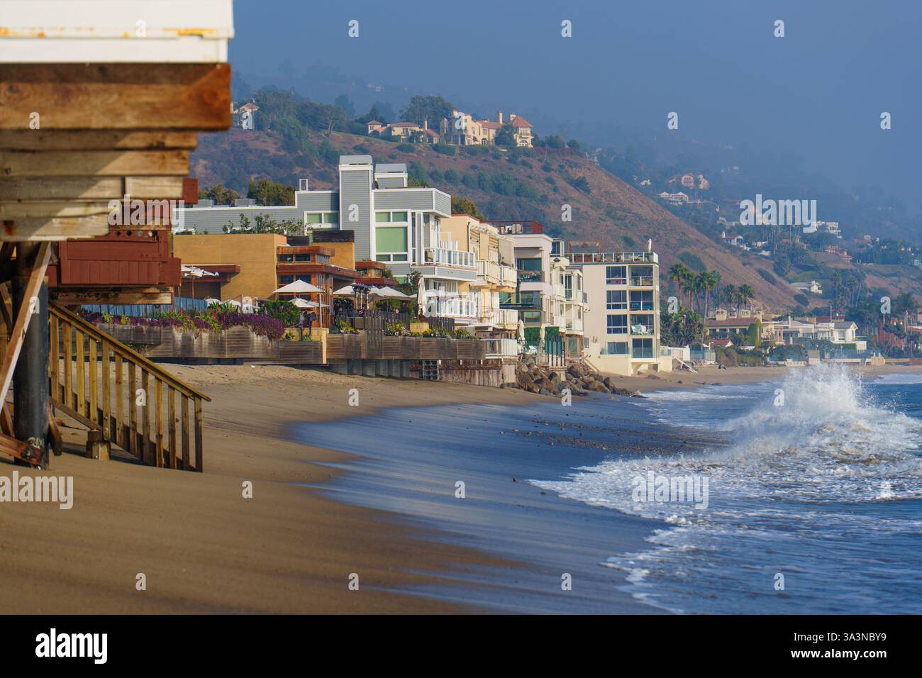 Malibu, California - December 21, 2024: Peaceful view of Malibu's ...