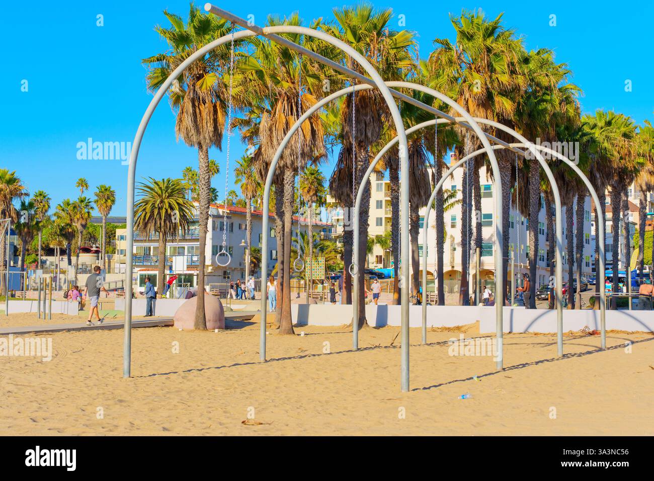 Santa Monica, California - January 16, 2025: Vibrant scene of Original ...