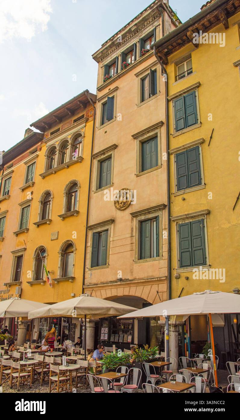 Udine, Italy-July 9 2024. Piazza Giacomo Matteotti. 15th-18th century ...