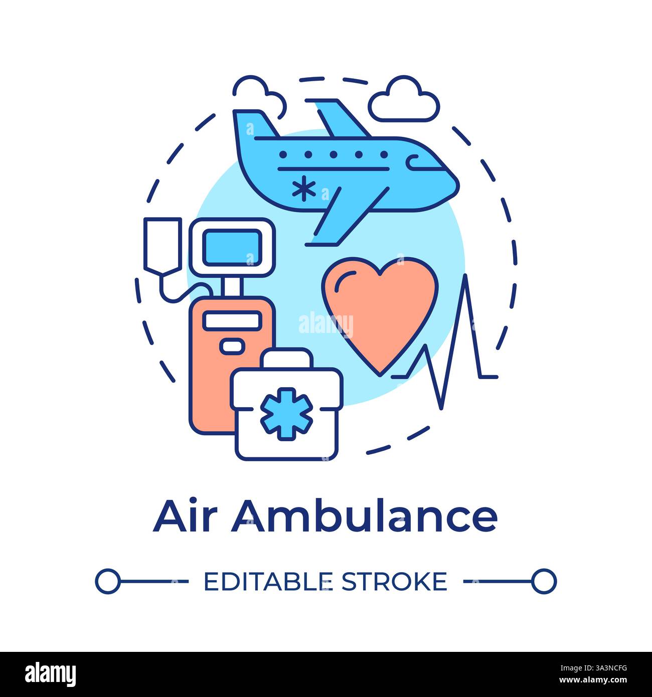 Air medical service Cut Out Stock Images & Pictures - Alamy