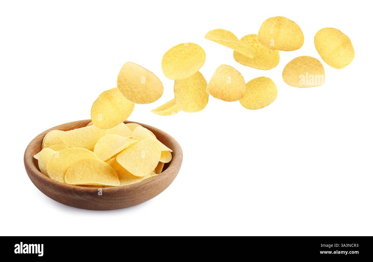 Falling junk food into bowl hi-res stock photography and images - Alamy