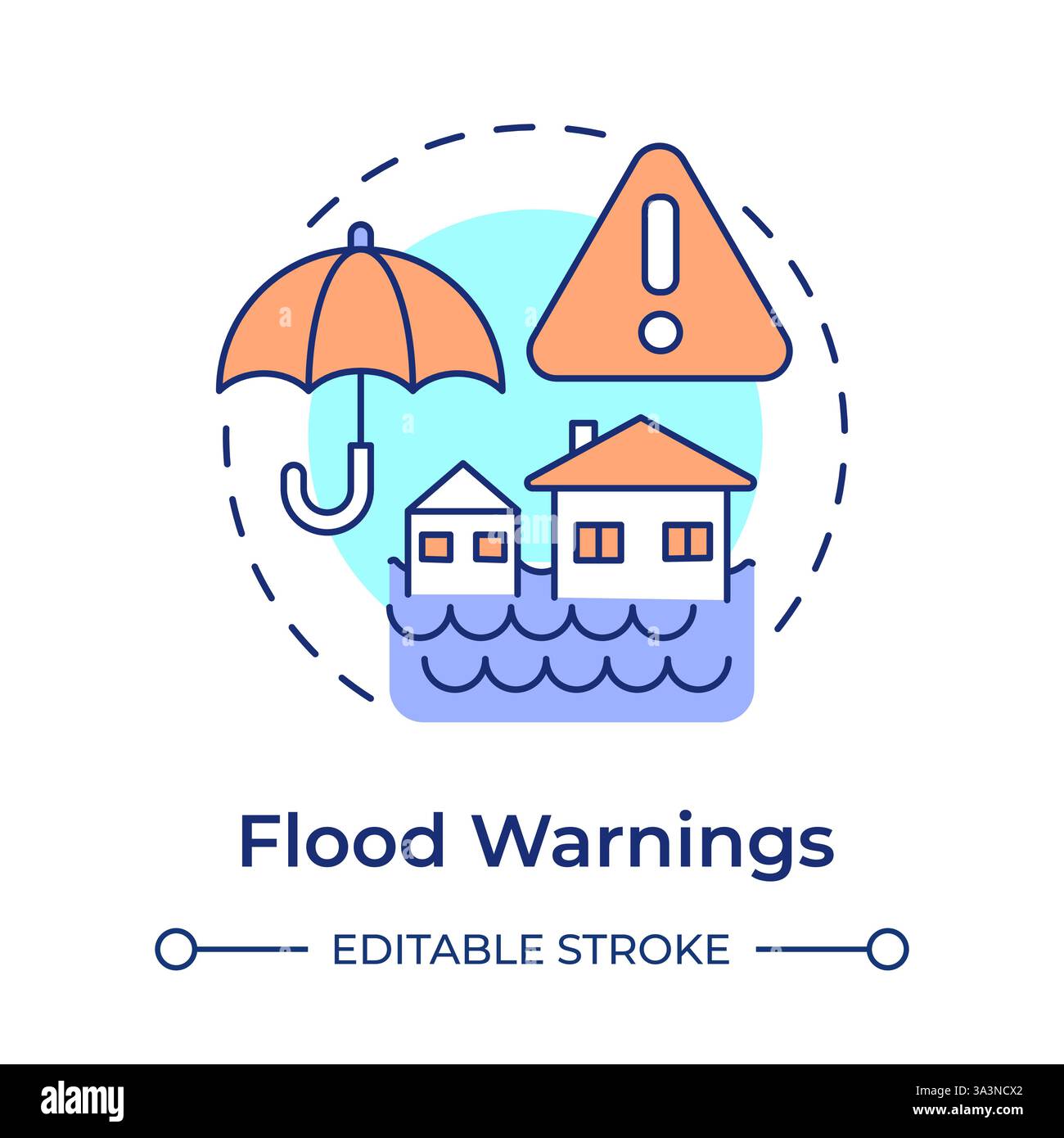 Warning levels Stock Vector Images - Alamy