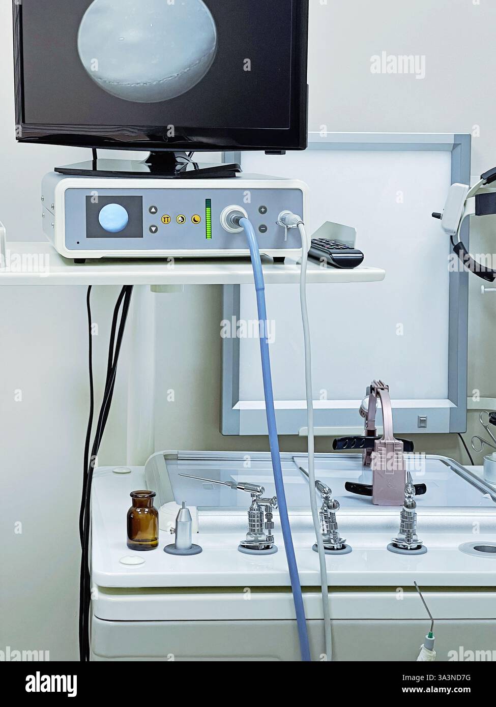 Medical equipment, healthcare device with screen, modern clinic ...
