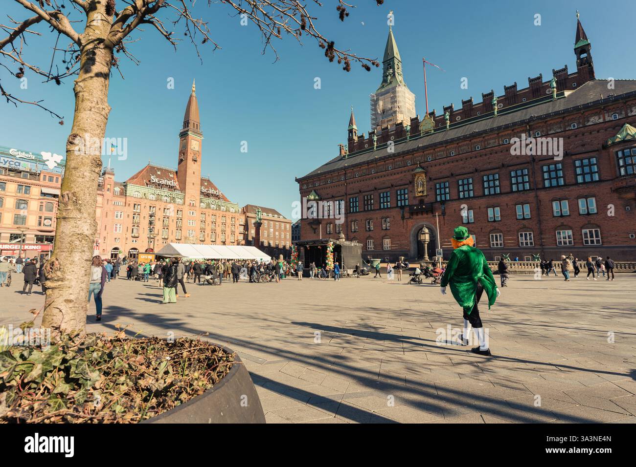 Copenhagen, Denmark - Mar 17 2024 : Lively historic classic ...