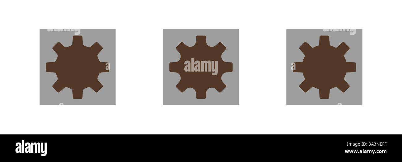 Setting icon. Flat style design Vector Stock Vector Image & Art - Alamy