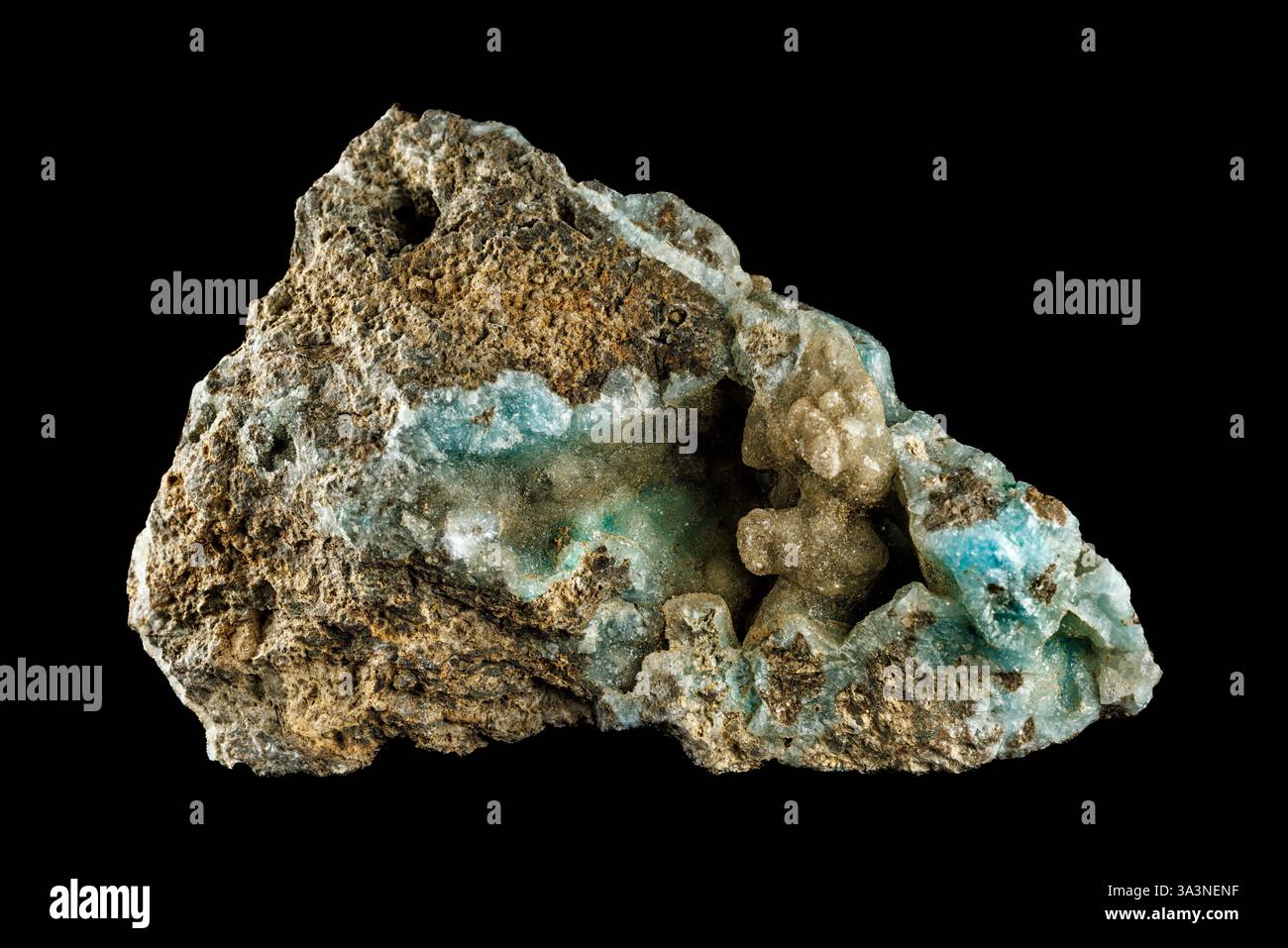 Translucent hemimorphite hi-res stock photography and images - Alamy