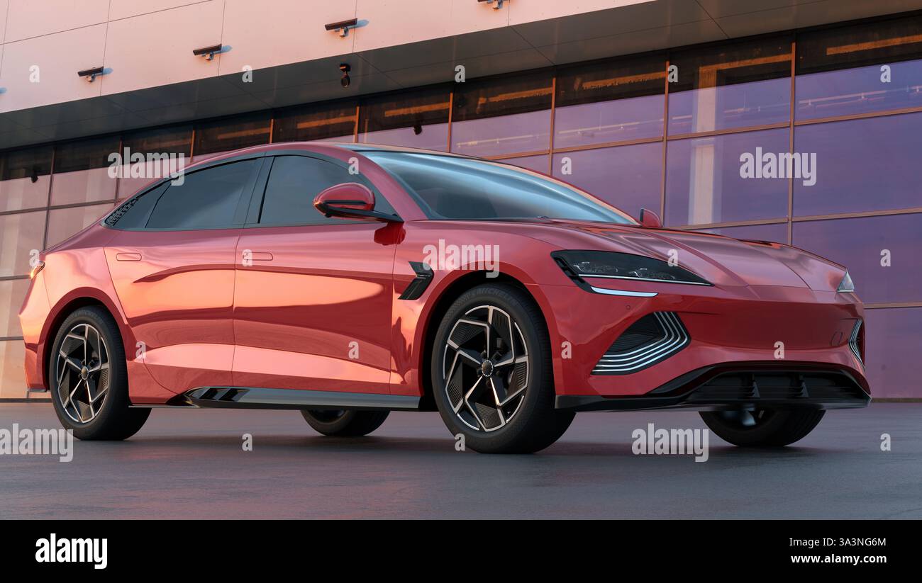 BYD SEAL: A dynamic and intelligent electric car from China Stock Photo ...