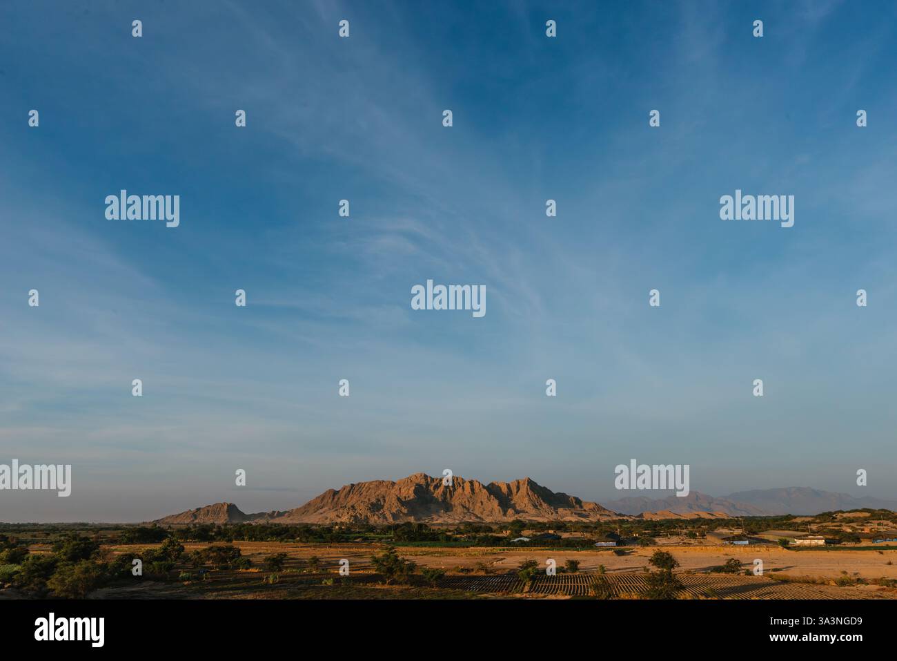 Reque mountain at sunset, Chiclayo, Lambayeque, Peru Stock Photo - Alamy