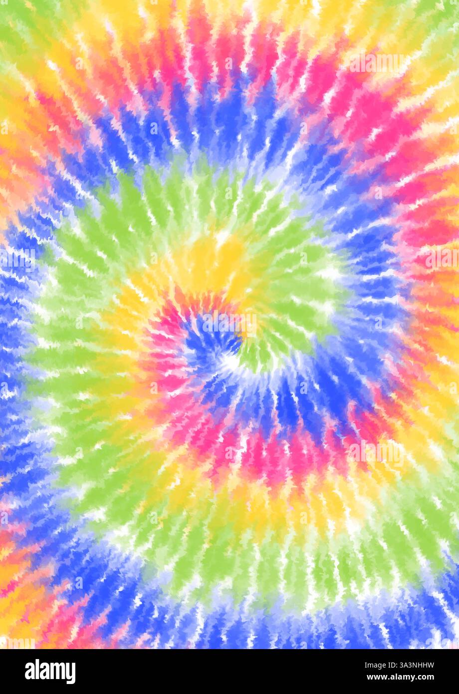 Abstract pastel rainbow coloured tie dye painted background design ...