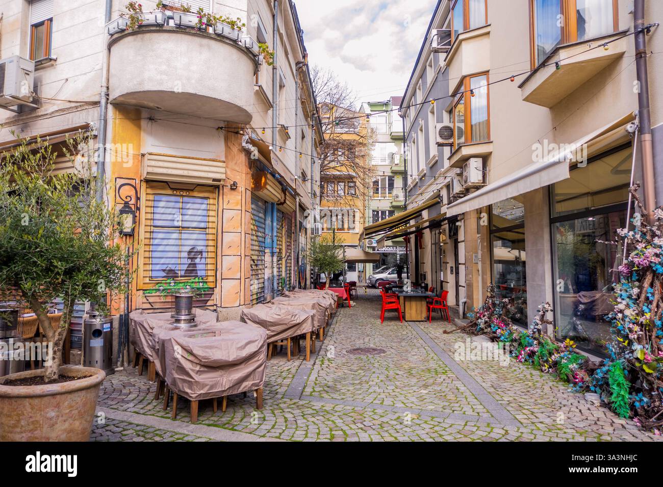 Plovdiv, Bulgaria - February 4, 2025 - street photography in central ...
