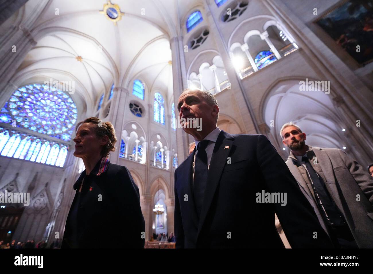 Paris, France. 17th Mar, 2025. Prime Minister Mark Carney and wife ...