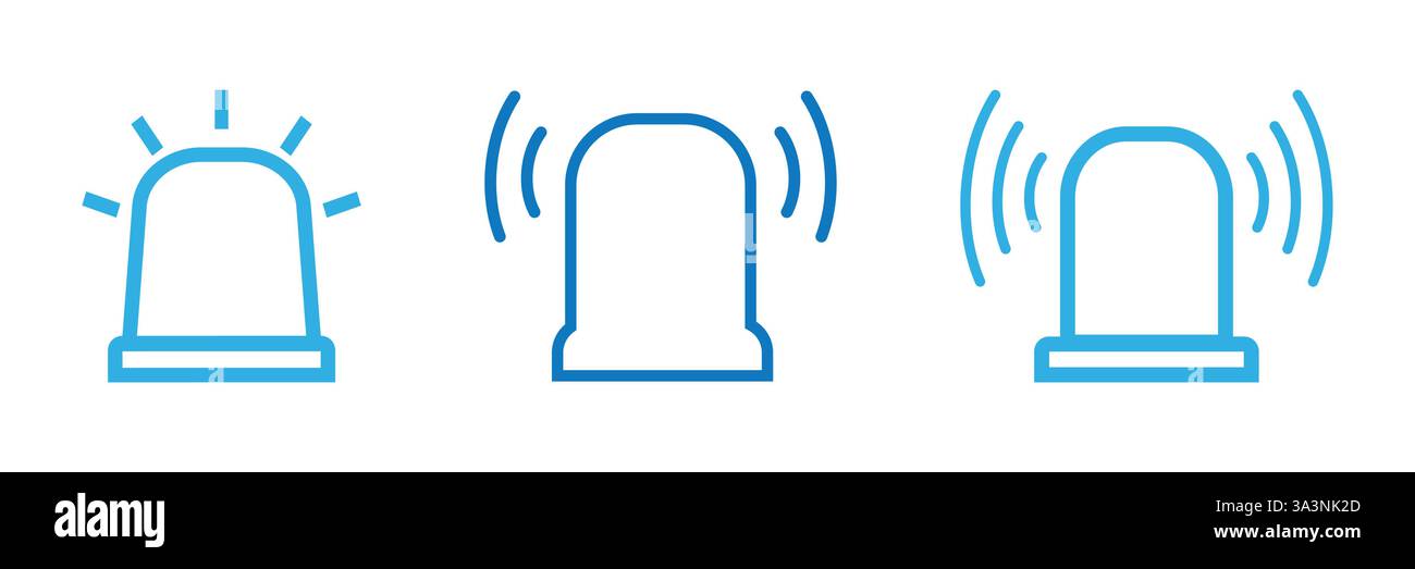 siren icon vector illustration design template Stock Vector Image & Art ...