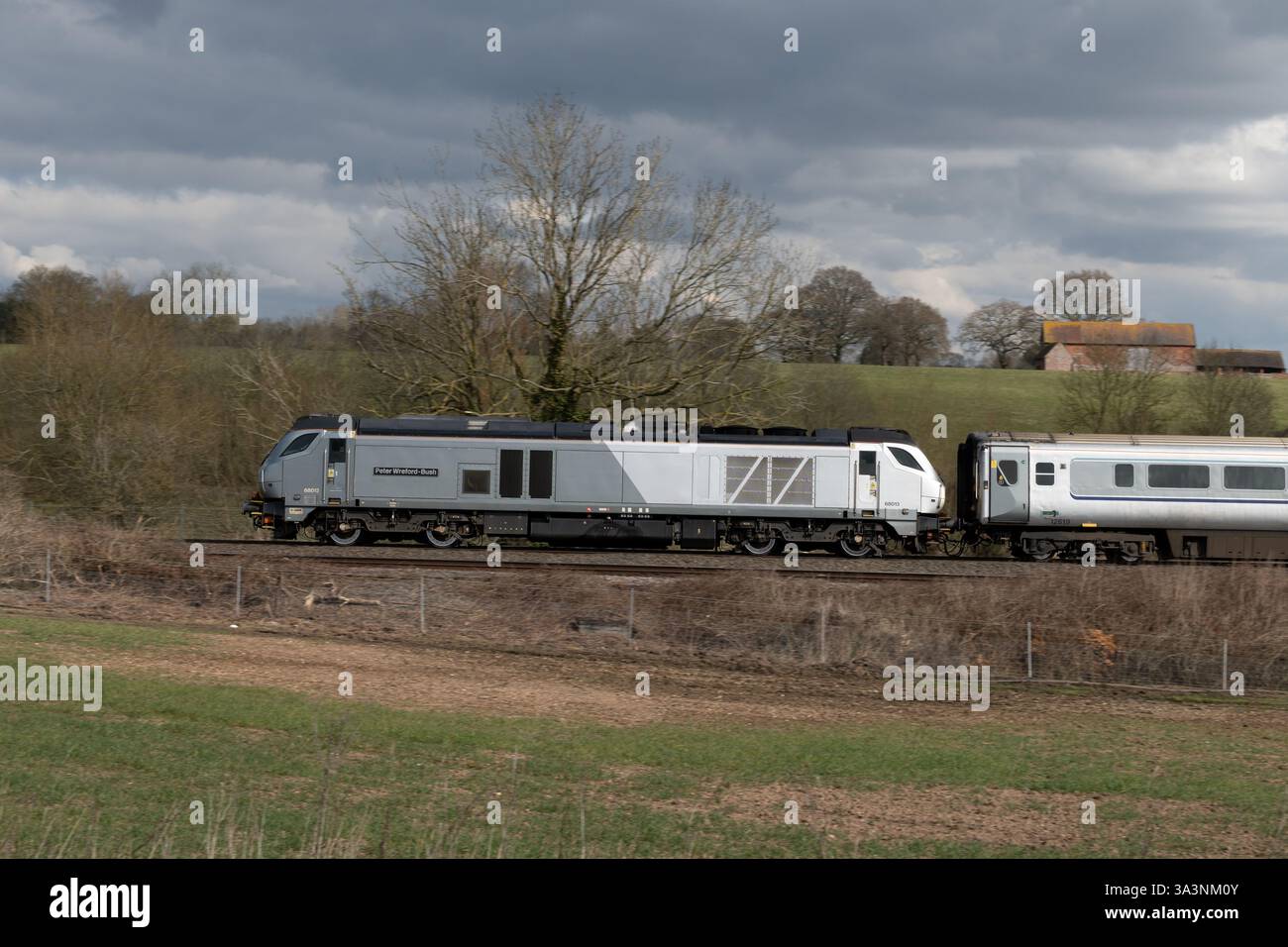 Chiltern Railways class 68 diesel locomotive No. 68013 "Peter Wreford ...