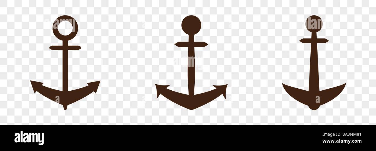 Nautical anchor icon. Vector illustration Stock Vector Image & Art - Alamy