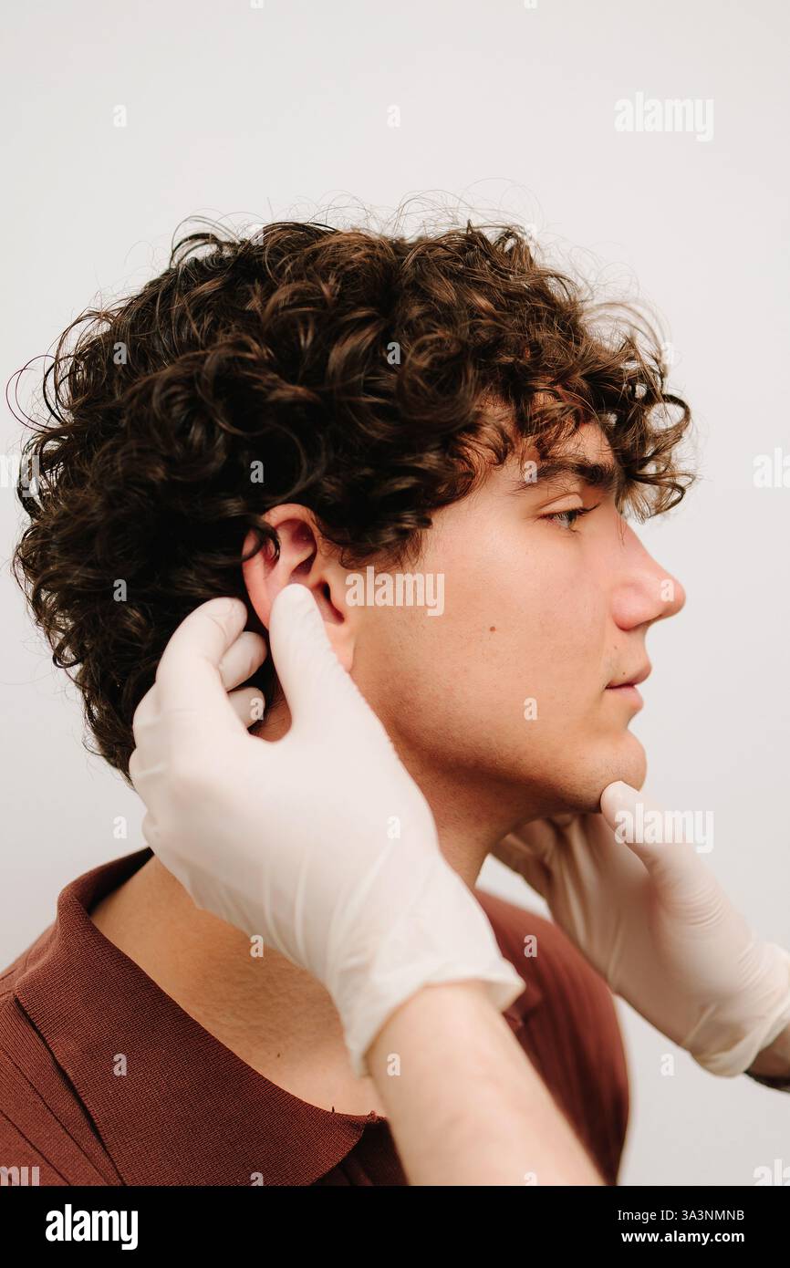 Otoplasty for changing the shape, position or size of the ears. Surgeon ...