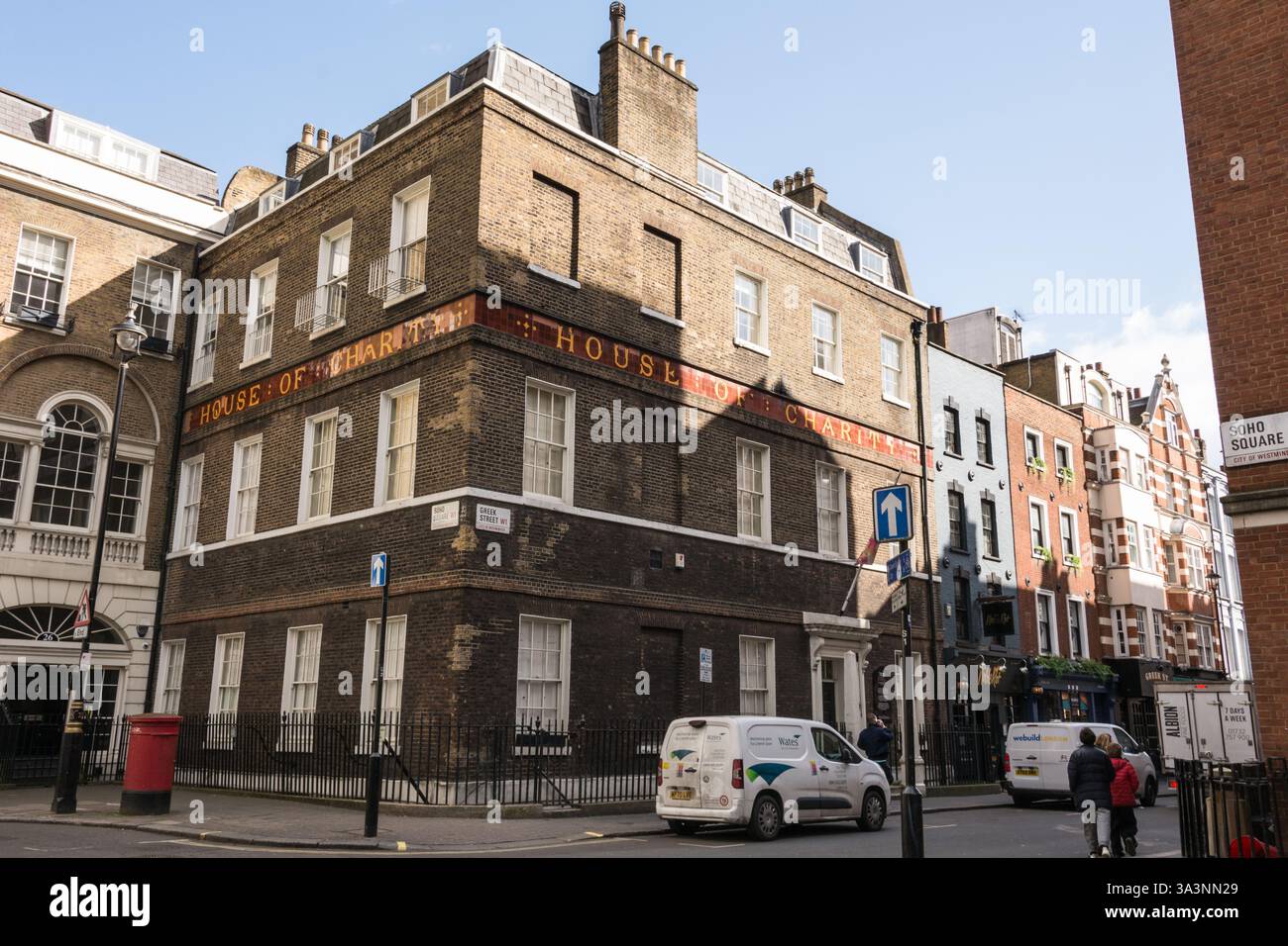The House of St Barnabas (aka The House of Charity), Greek Street, Soho ...