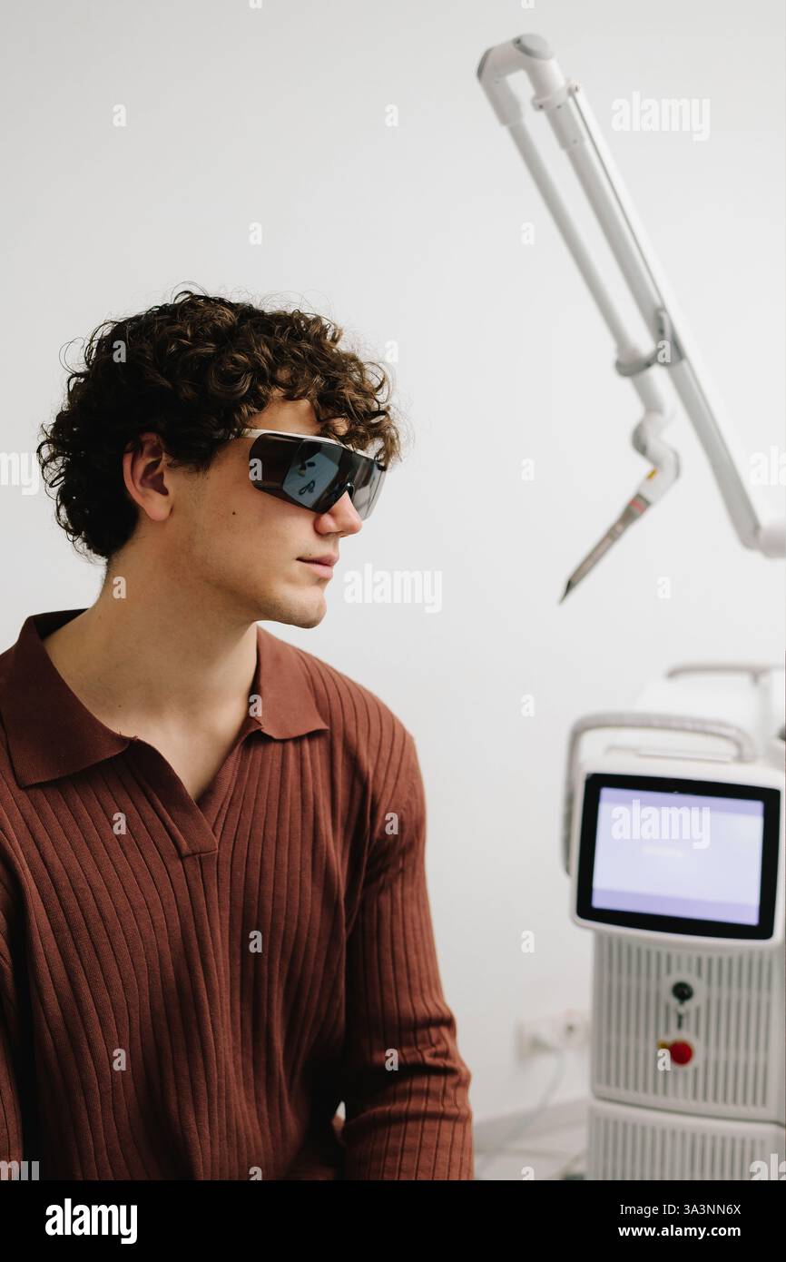 Laser treatment inflammation of the nasal lining, runny nose, sneezing ...