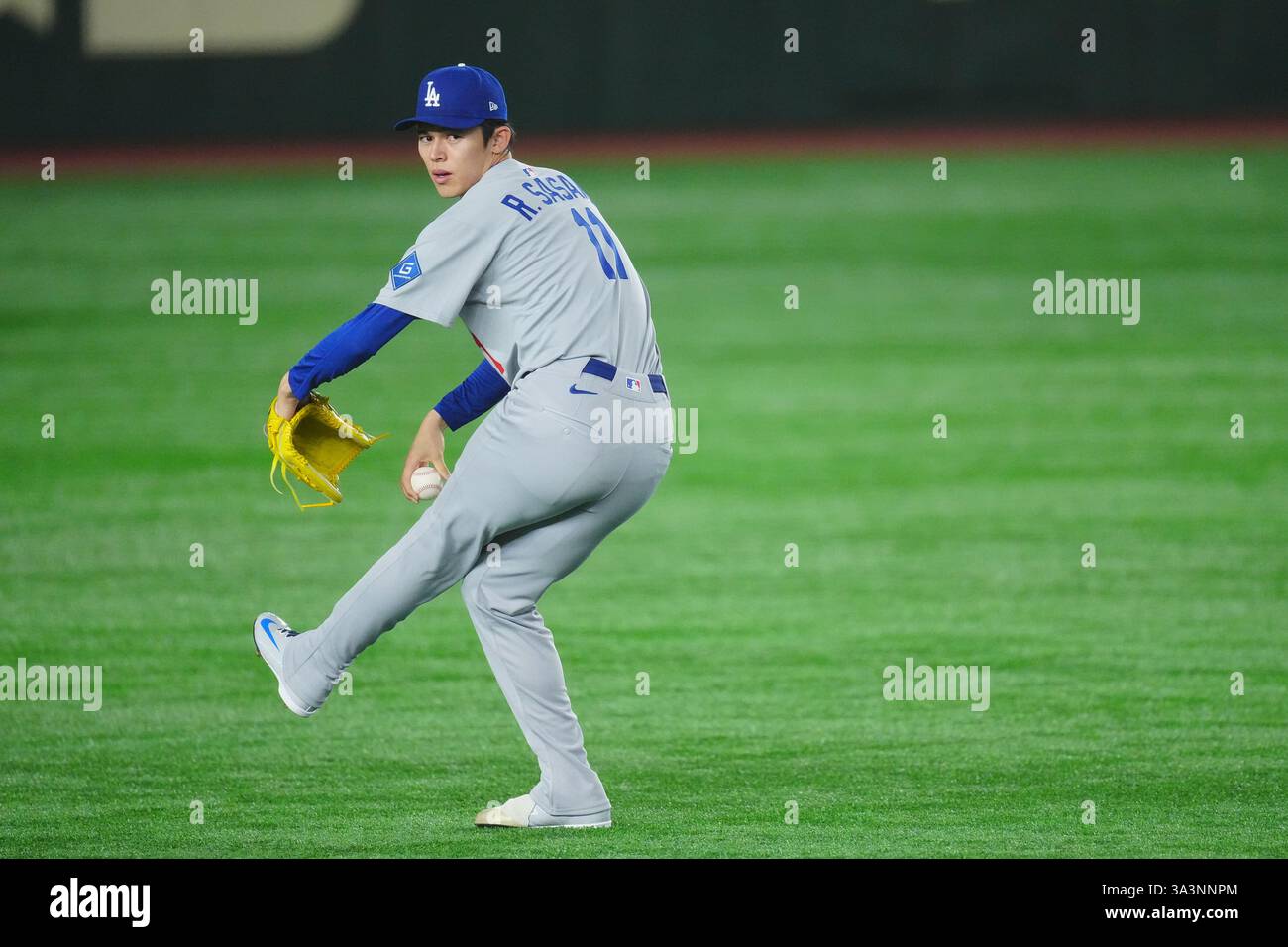 Tokyo, Japan. 17th Mar, 2025. Roki Sasaki (Dodgers) Baseball : MLB ...