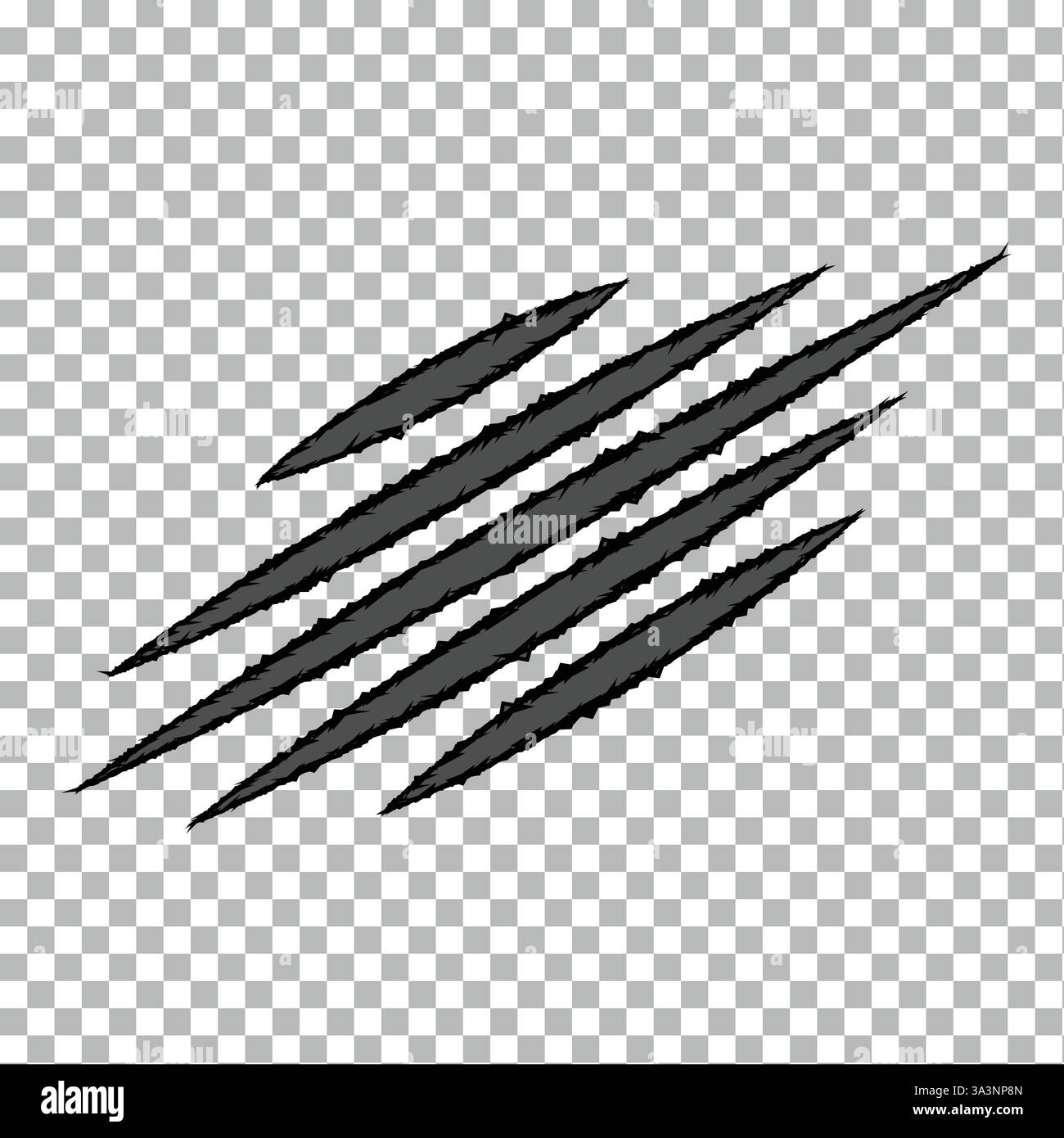 Paw, scratch claws icon Vector illustration Stock Vector Image & Art ...