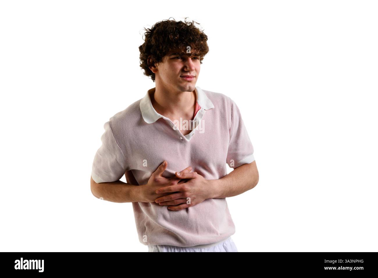 Appendicitis. Feeling acute abdominal pain and cramping from colitis ...