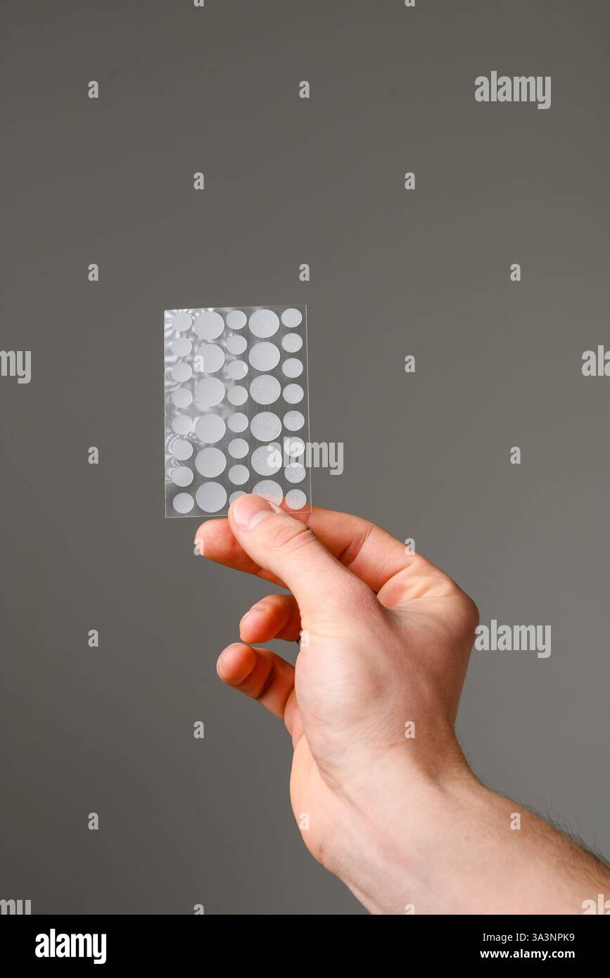 Acne pimple patch that helps to get rid of zits on problematic parts of ...