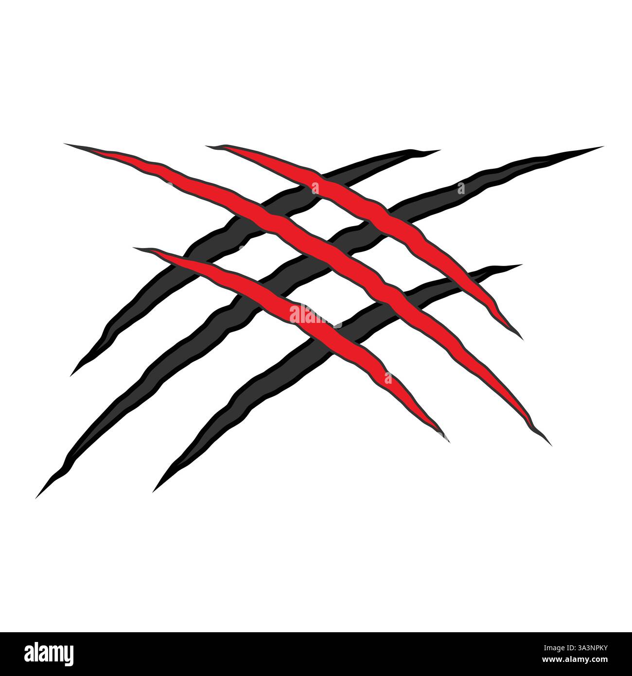 Paw, scratch claws icon Vector illustration Stock Vector Image & Art ...