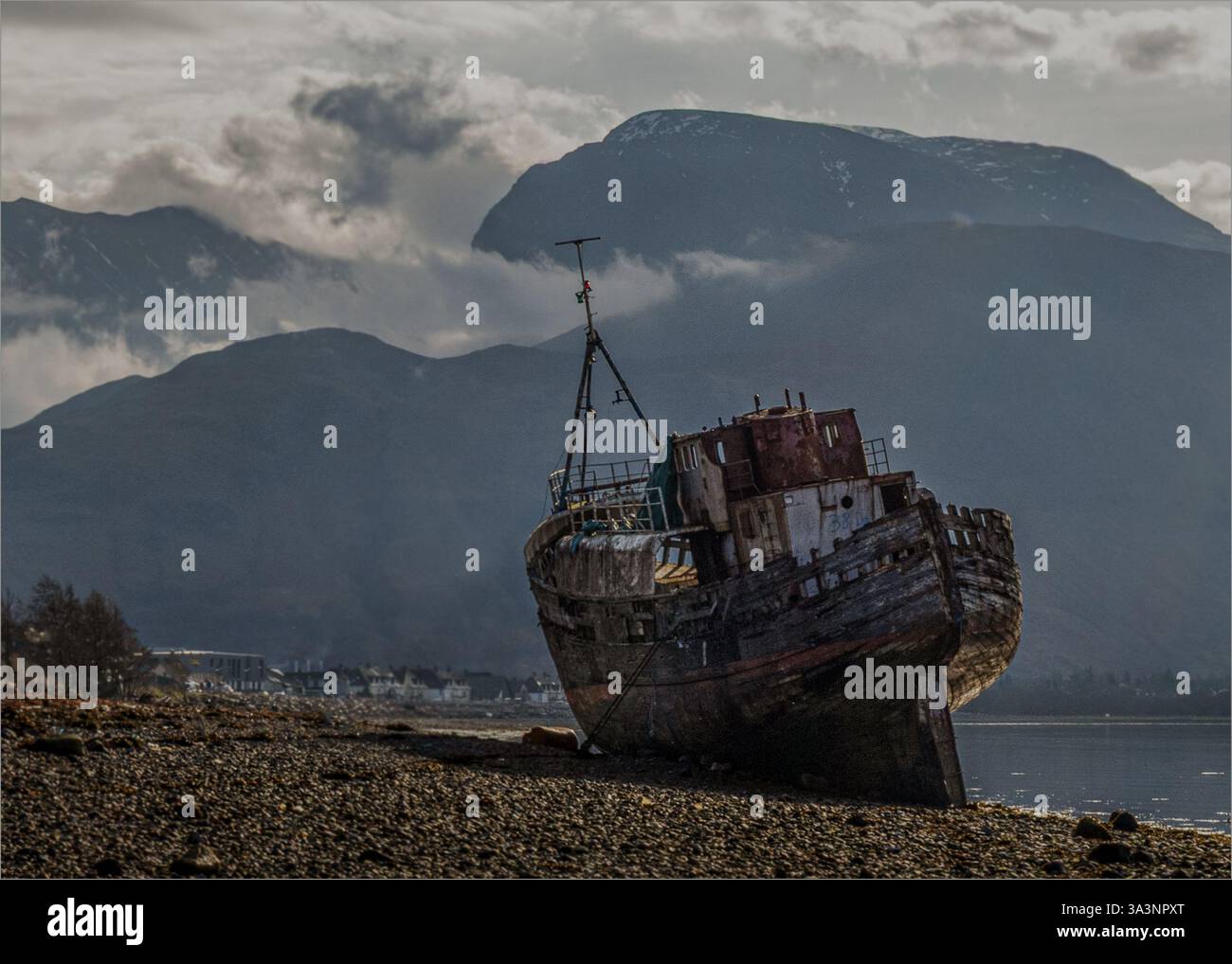Corpach wreck winter hi-res stock photography and images - Alamy
