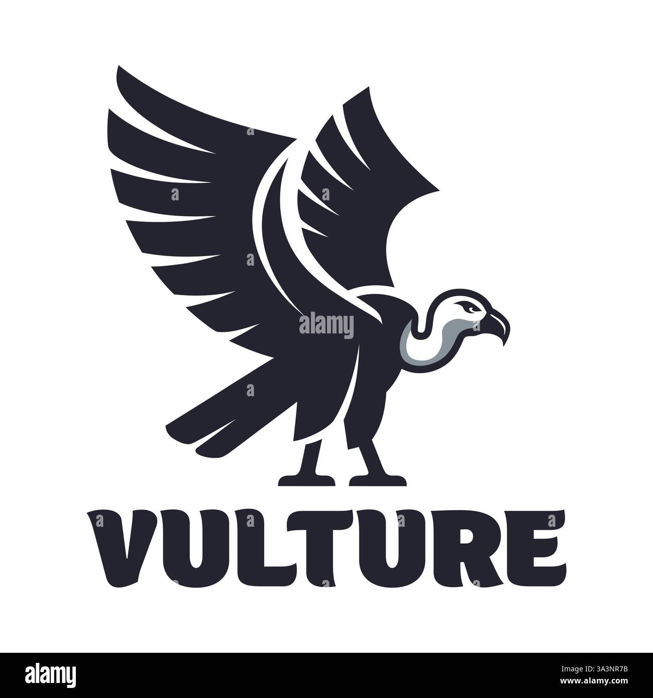 Creative vulture logo hi-res stock photography and images - Alamy